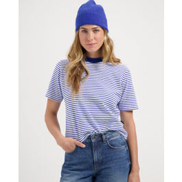 ᐅ KUYICHI Jill dames gestreepte mock neck T-shirt kopen